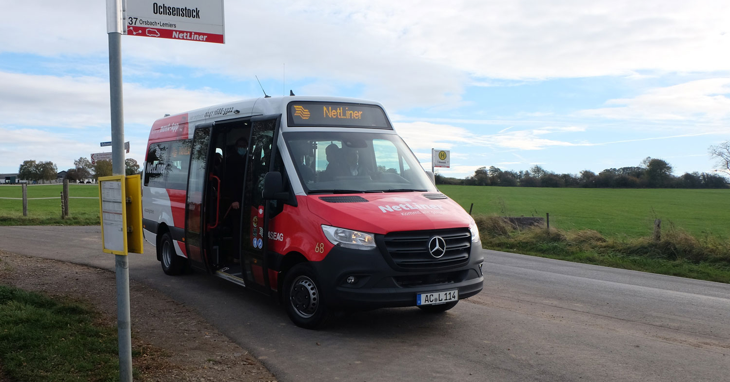 Mit dem NetLiner flexibel durch Aachen und Umgebung - mobil.nrw